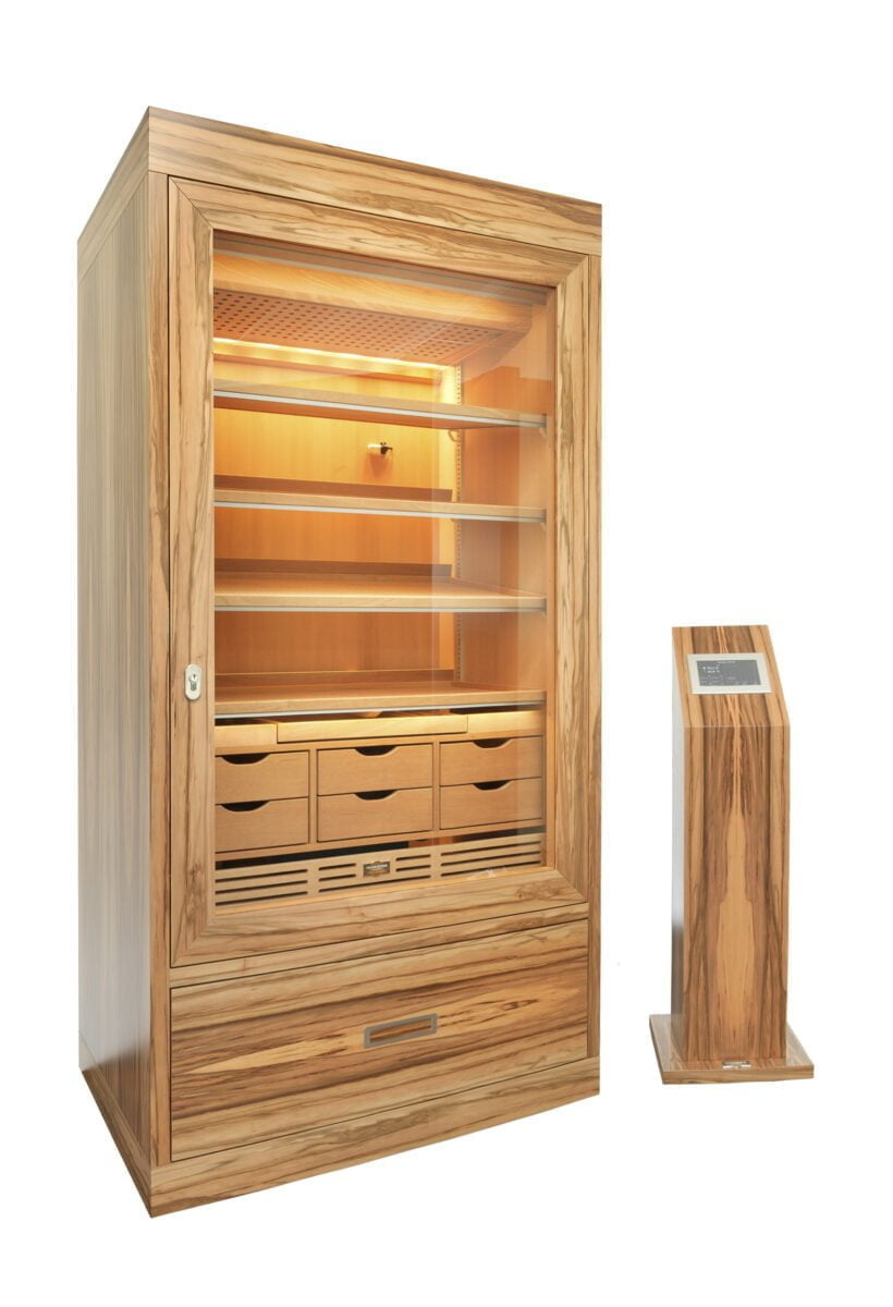 GERBER Humidor Satin Walnut - Woods & Veneers